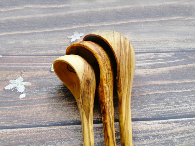 Wooden Ladlewooden Sauna Dipper Soup Olive Wood - Etsy