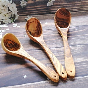 Wooden Ladle,wooden Sauna Dipper, Soup Olive Wood Ladle,kitchen Wooden ...