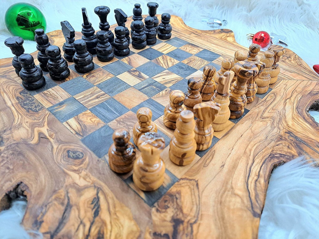 XL Chess Chess Set Wooden Chessboard Christmas Gift Gift - Etsy