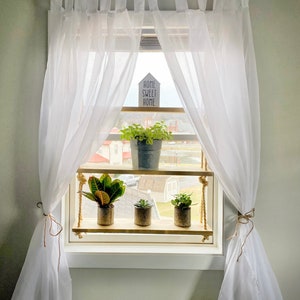Window Hanging Plant Shelves - Etsy