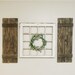 Distressed Farmhouse Wooden Shutters - Etsy
