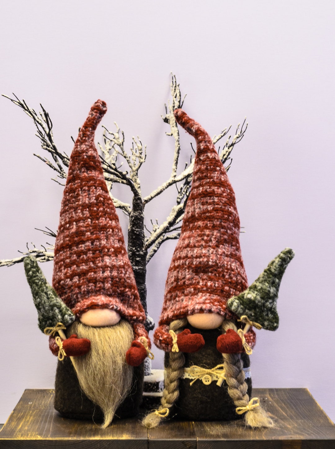 Christmas Gnomes With Christmas Tree,christmas Gift ,farmhouse Gnome ...