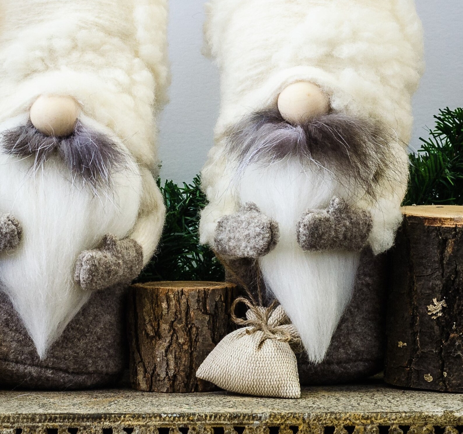 White Christmas Gnomes Edition Decorationfarmhouse Gnome | Etsy