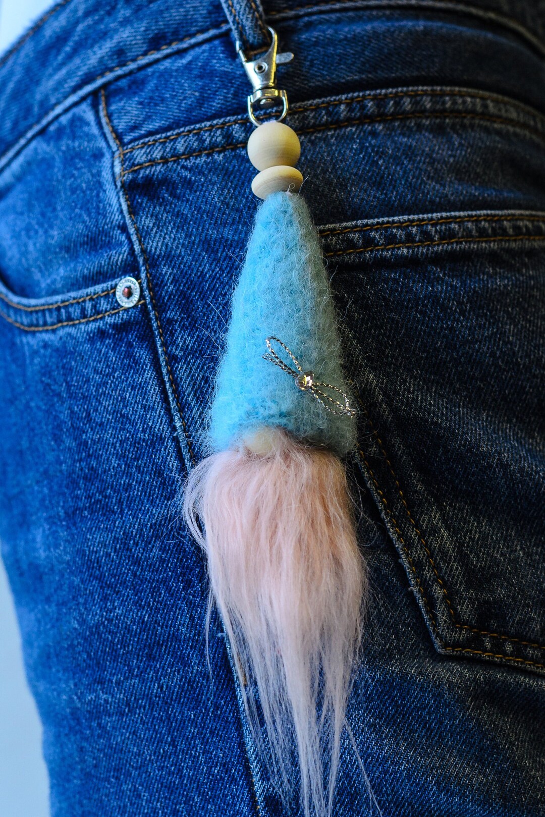 Mini Gnome Keychain , Gnome Key Holders - Etsy