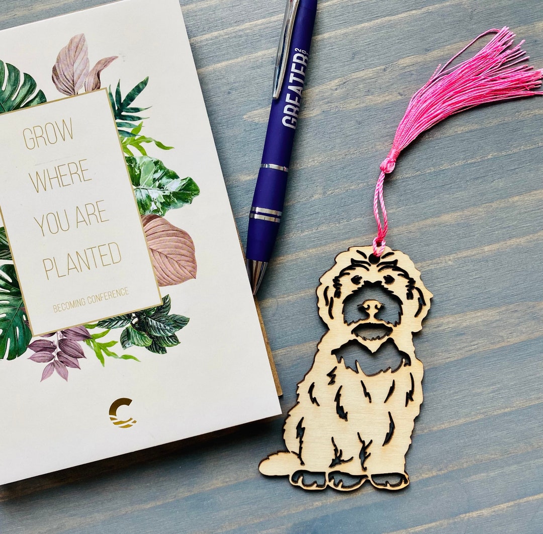 Doodle Bookmark, Goldendoodle Bookmark, Dog Mom Bookmark, Dog Lover ...