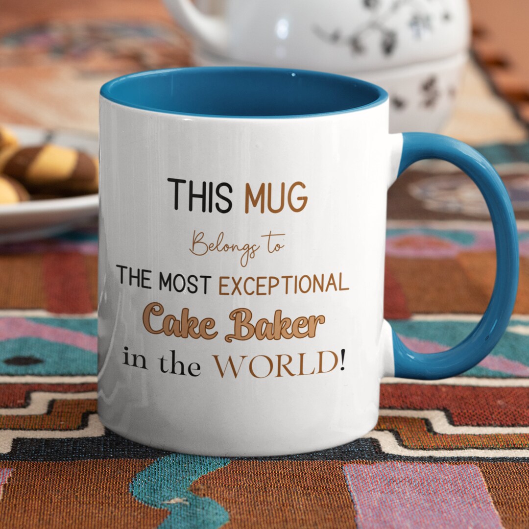 Custom Cake Baker Name Coffee Mug Cake Baker Mug Personalized Gift for ...