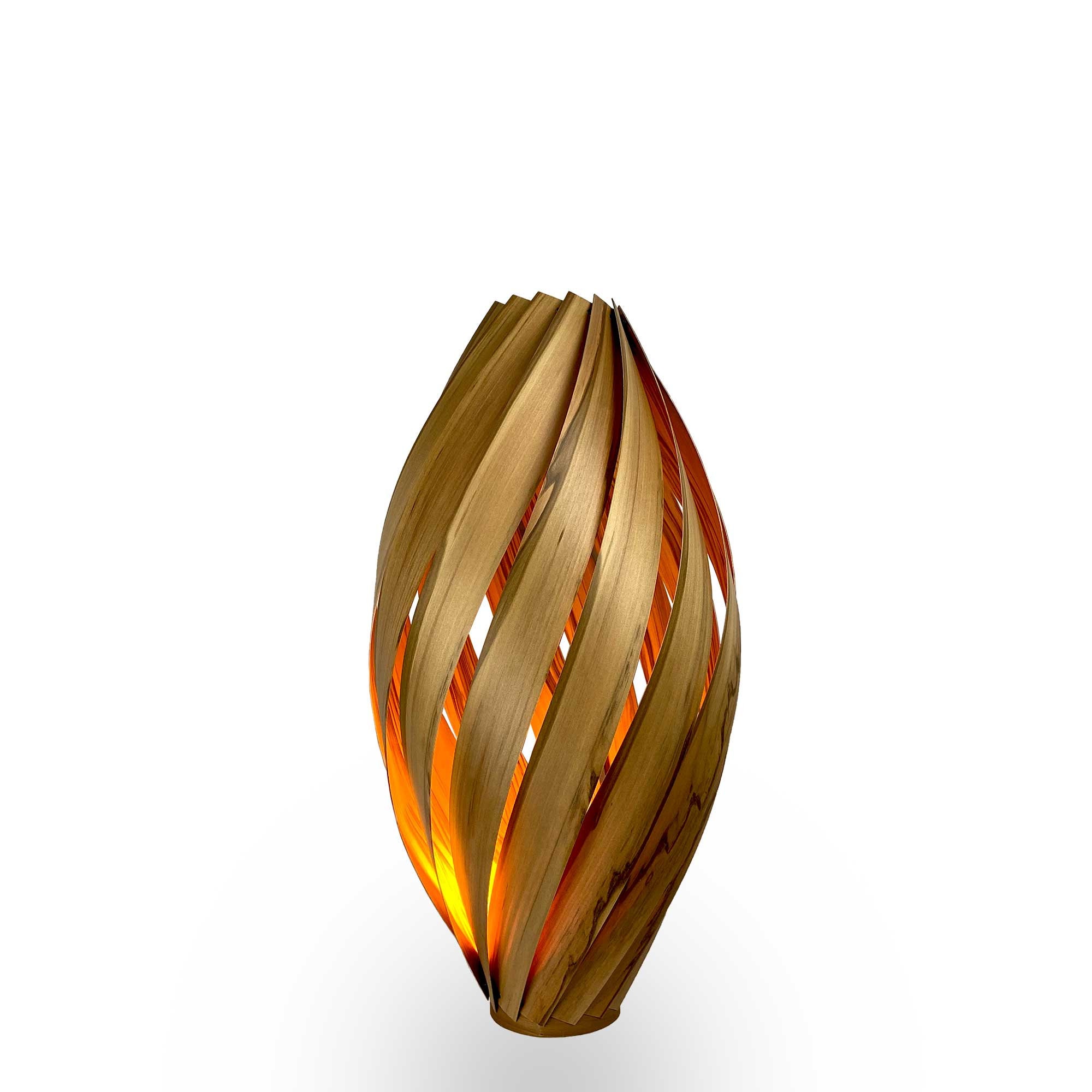 Floor Lamp From Gum Tree (amber) Wood 20", 24" & 28" Inch. Standing ...