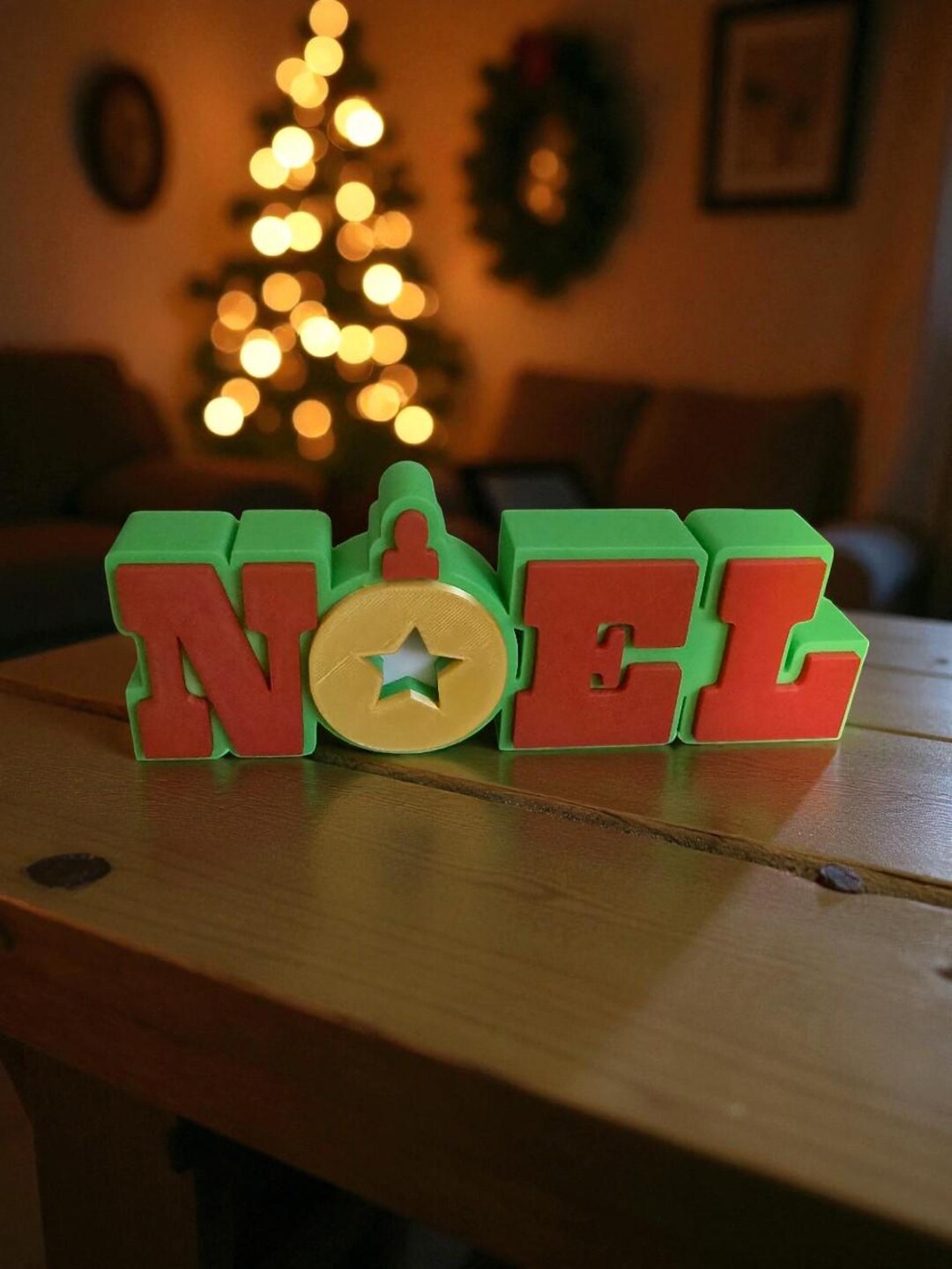 3D Printed NOEL Sign – Festive Christmas Decoration, Holiday Ornament ...