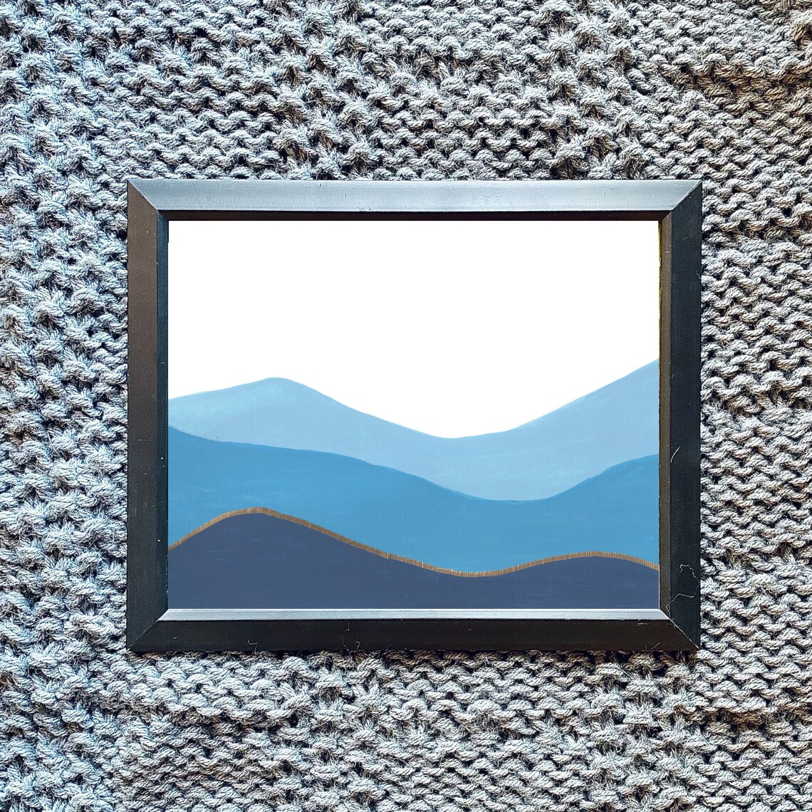 Blue Mountains Art Print Digital Print Digital Download | Etsy