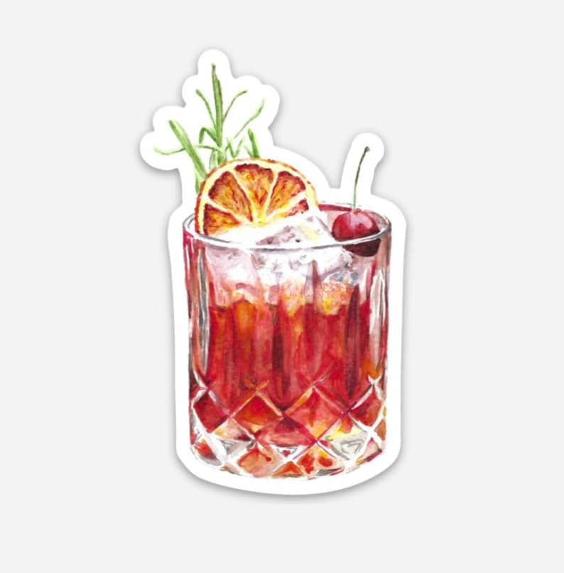 Old Fashioned Sticker - Etsy