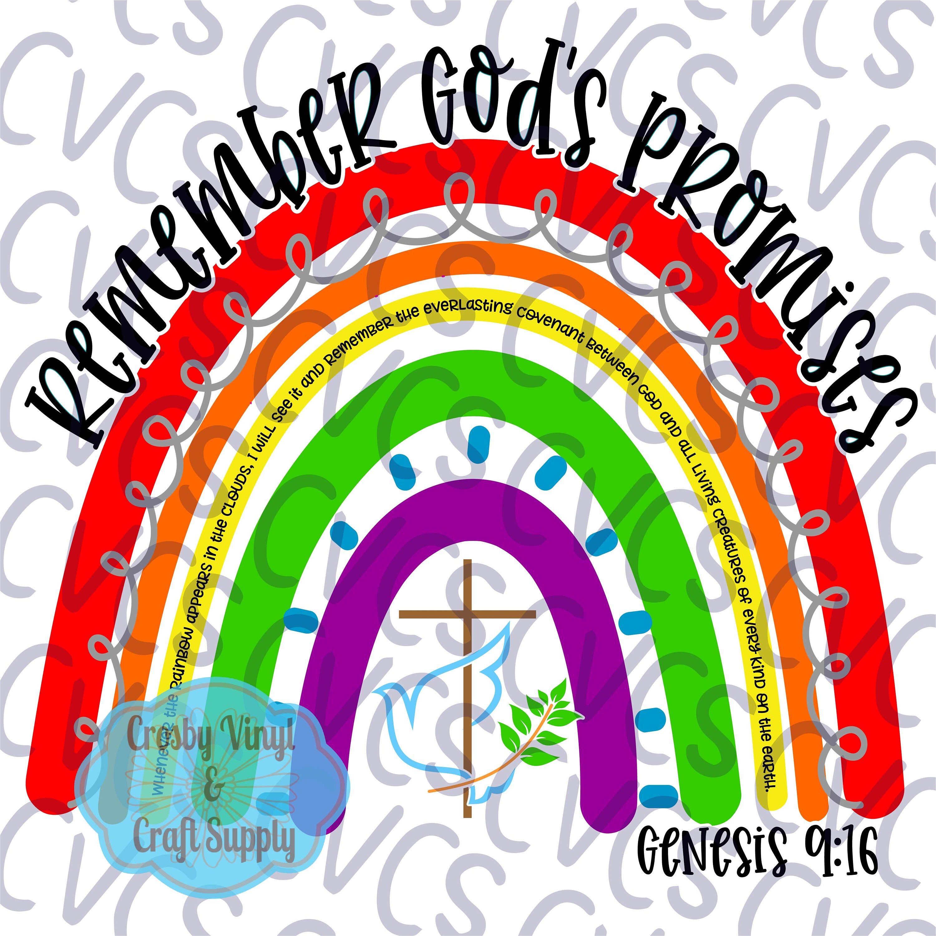 Remember God's Promises PNG | Etsy