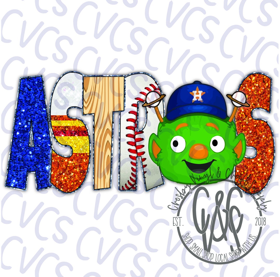 Astros Glitter Orbit PNG Download - Etsy