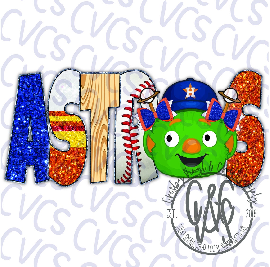 Astros Glitter Orbit PNG Download - Etsy