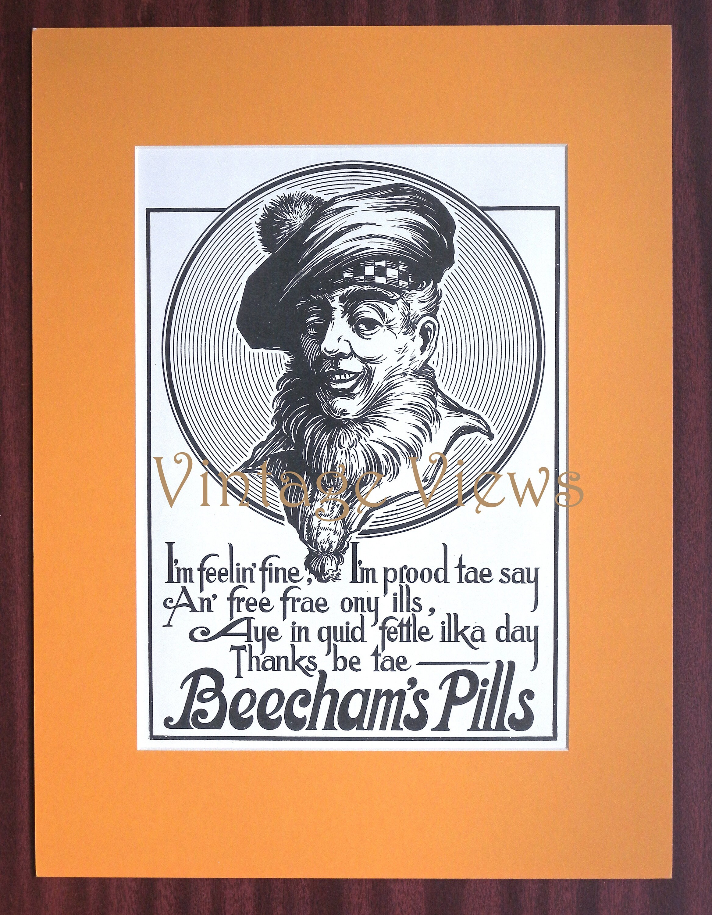 Beecham's Pills, Genuine Original Vintage Magazine Advertisement, 1922 ...