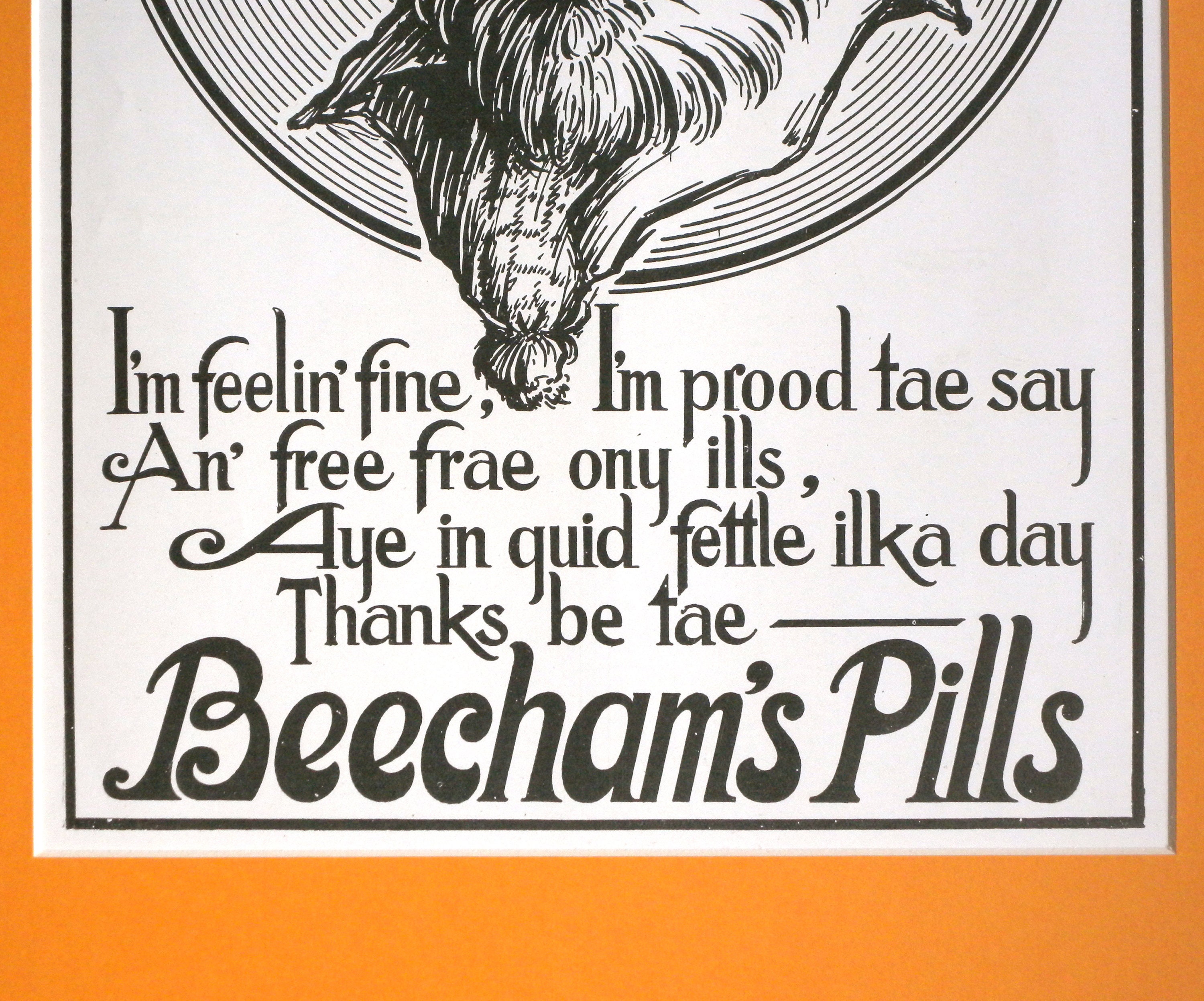 Beecham's Pills, Genuine Original Vintage Magazine Advertisement, 1922 ...