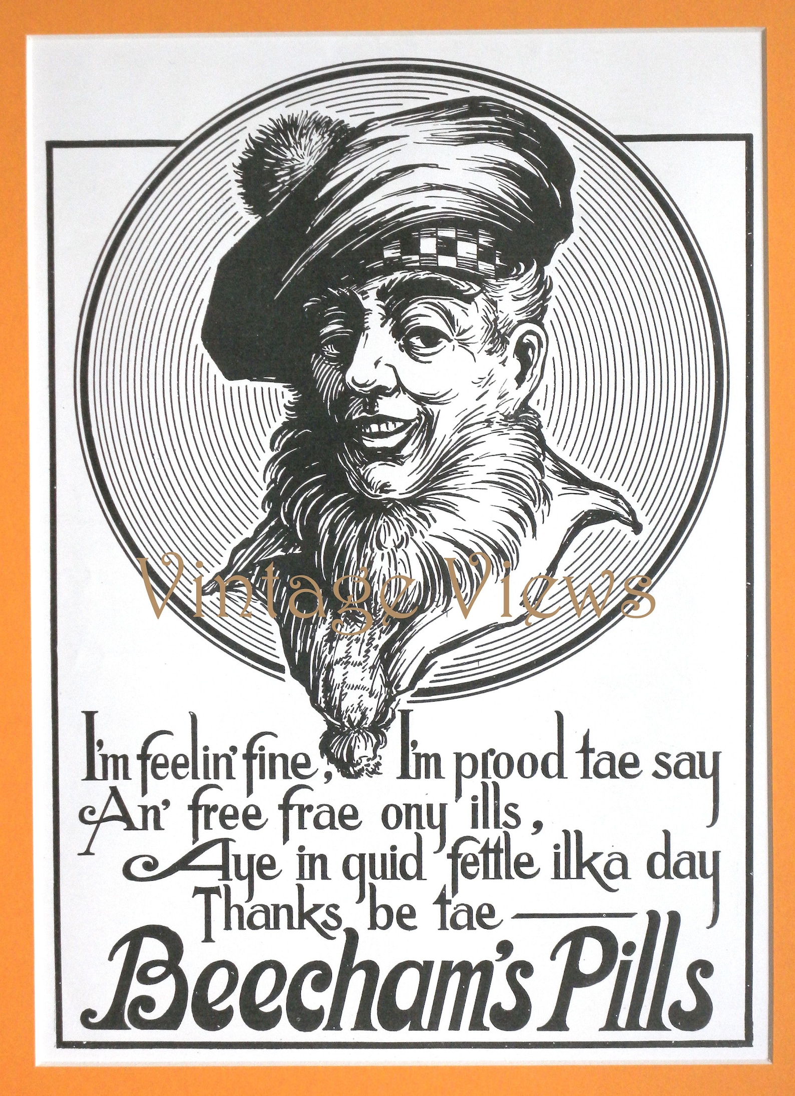 Beecham's Pills, Genuine Original Vintage Magazine Advertisement, 1922 ...