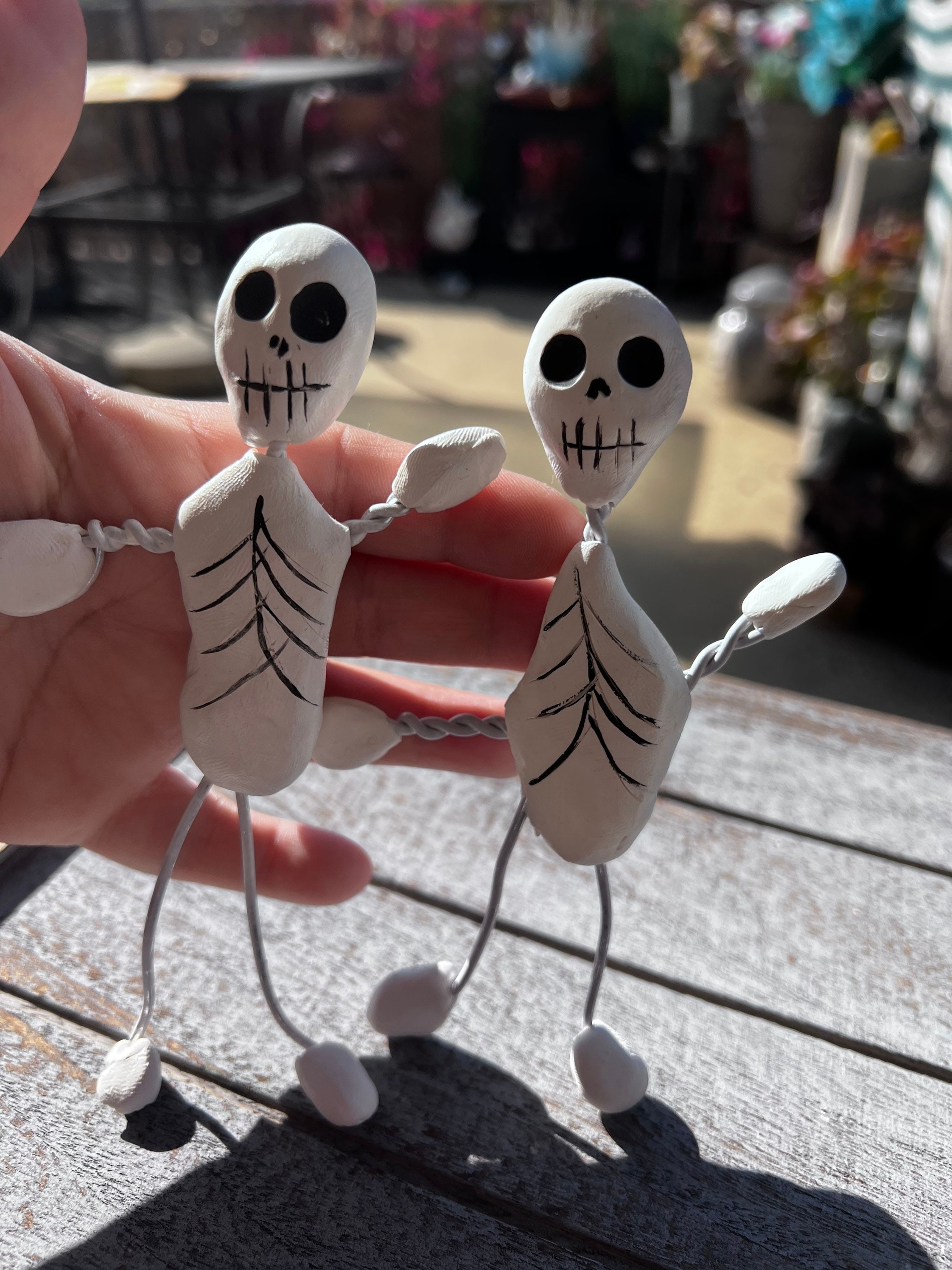 Mexican Folk Art Handmade Calaca Skeleton Sculptures - Etsy