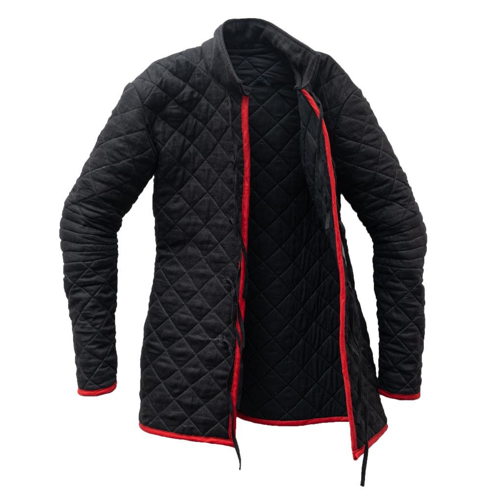 Gambeson With Red Trim Padded Jacket Padded Armor Clothing Under Armor ...