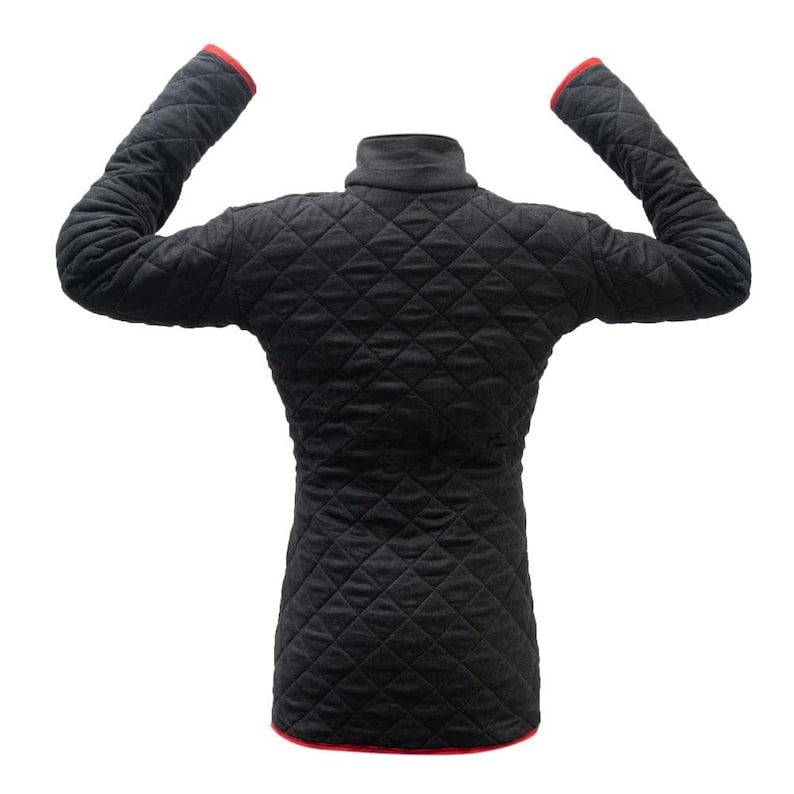 Gambeson With Red Trim Padded Jacket Padded Armor Clothing Under Armor ...