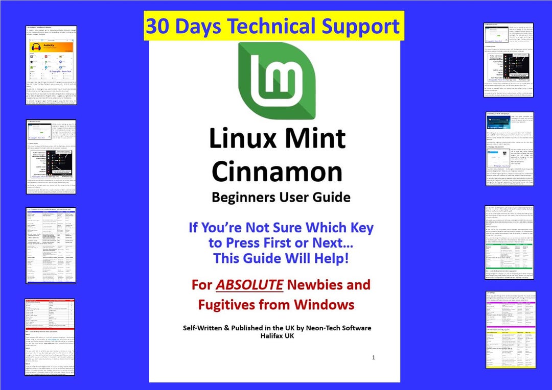 Linux Mint Cinnamon 22, 21 & 20 Beginners User Guide for Windows ...
