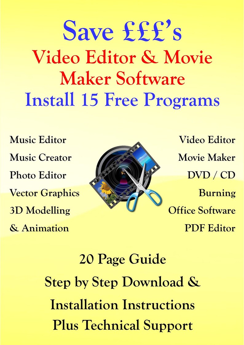 Video Editor and Movie Maker Software 15 Free Programs Step by Step ...