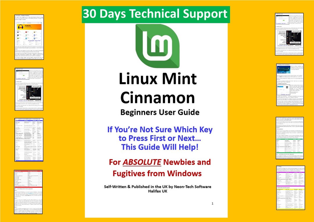 Linux Mint Cinnamon 22 User Guide to Suit Bootable USB Installations or ...