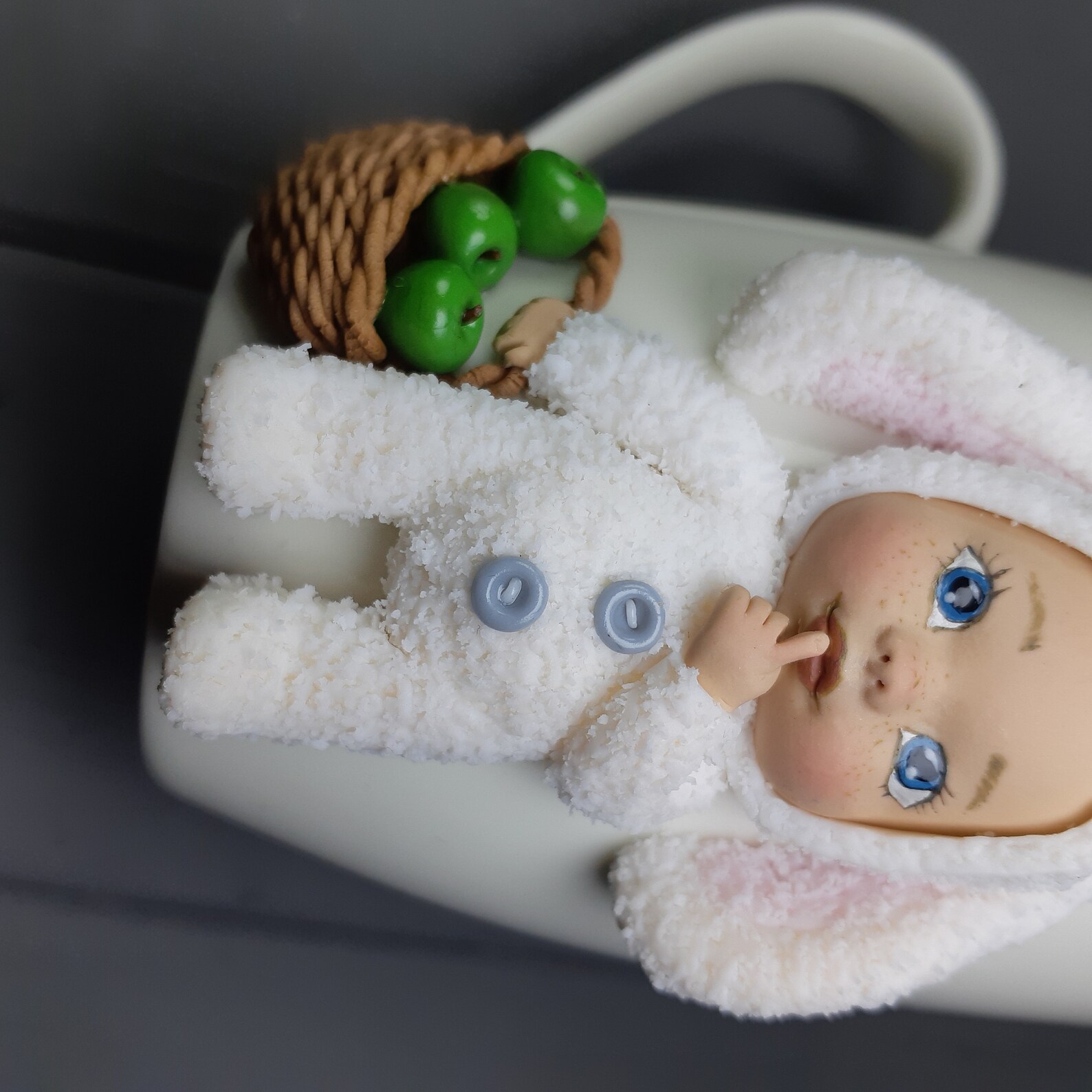 Mug With Baby Facebaby Coffee Mug Template. Baby Sized - Etsy