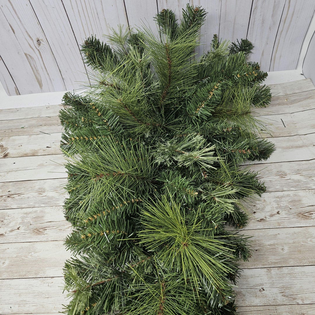 Designer Mixed Pine Swag Base, 30" Evergreen Swag, Decomesh Wreath, 30 ...