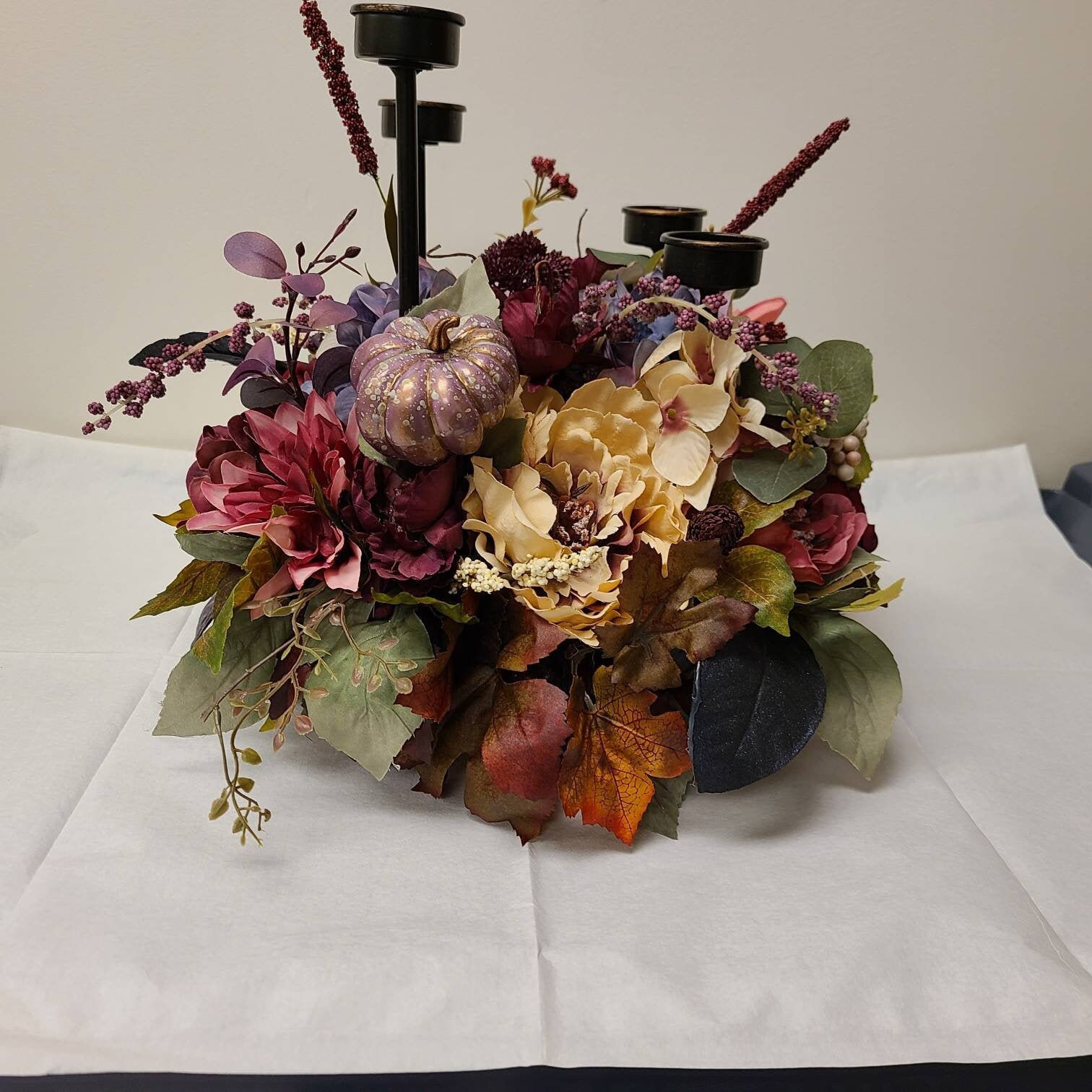 Fall Table Centerpiece ready to Ship Floral Arrangement | Etsy