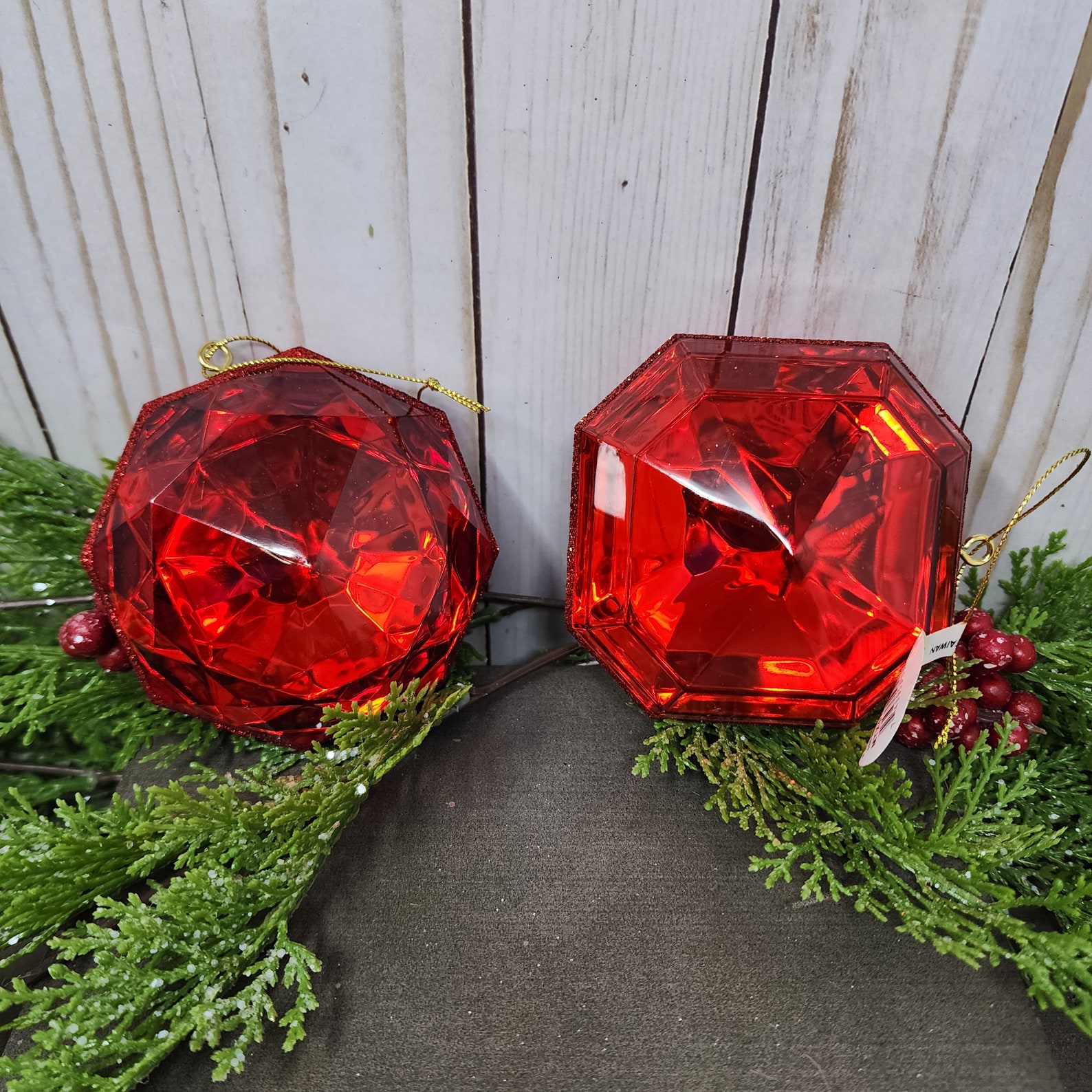 Acrylic Gem 4 Inch Ornament, Square/round Acrylic Gem, SOLD SEPERATELY ...