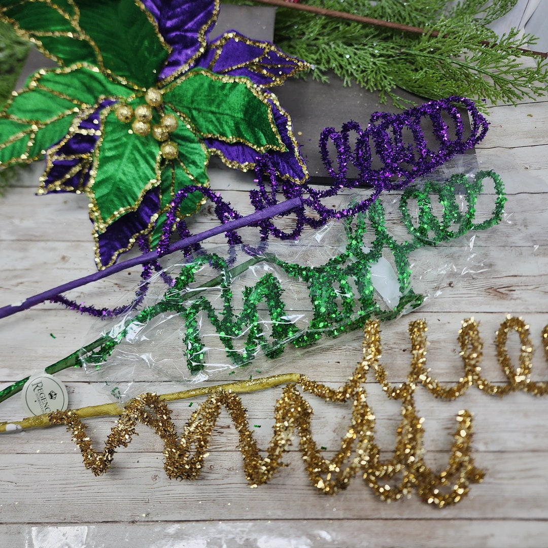 Mardi Gras Curly Q Picks, Set of 3 Coily Springy Picks, You Should Buy ...