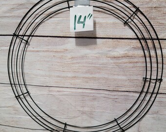 14 Inch Wire Wreath - Etsy