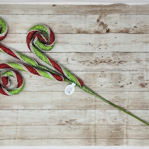 Red Green Foam Curly Picks, Regency Rhinestone Spray Pick, Red Green ...