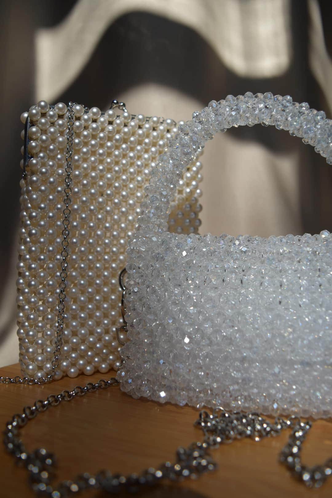 Sparkling Crystal Bag, Crystal Beaded Bag, Beads Clutch Bag, Women ...