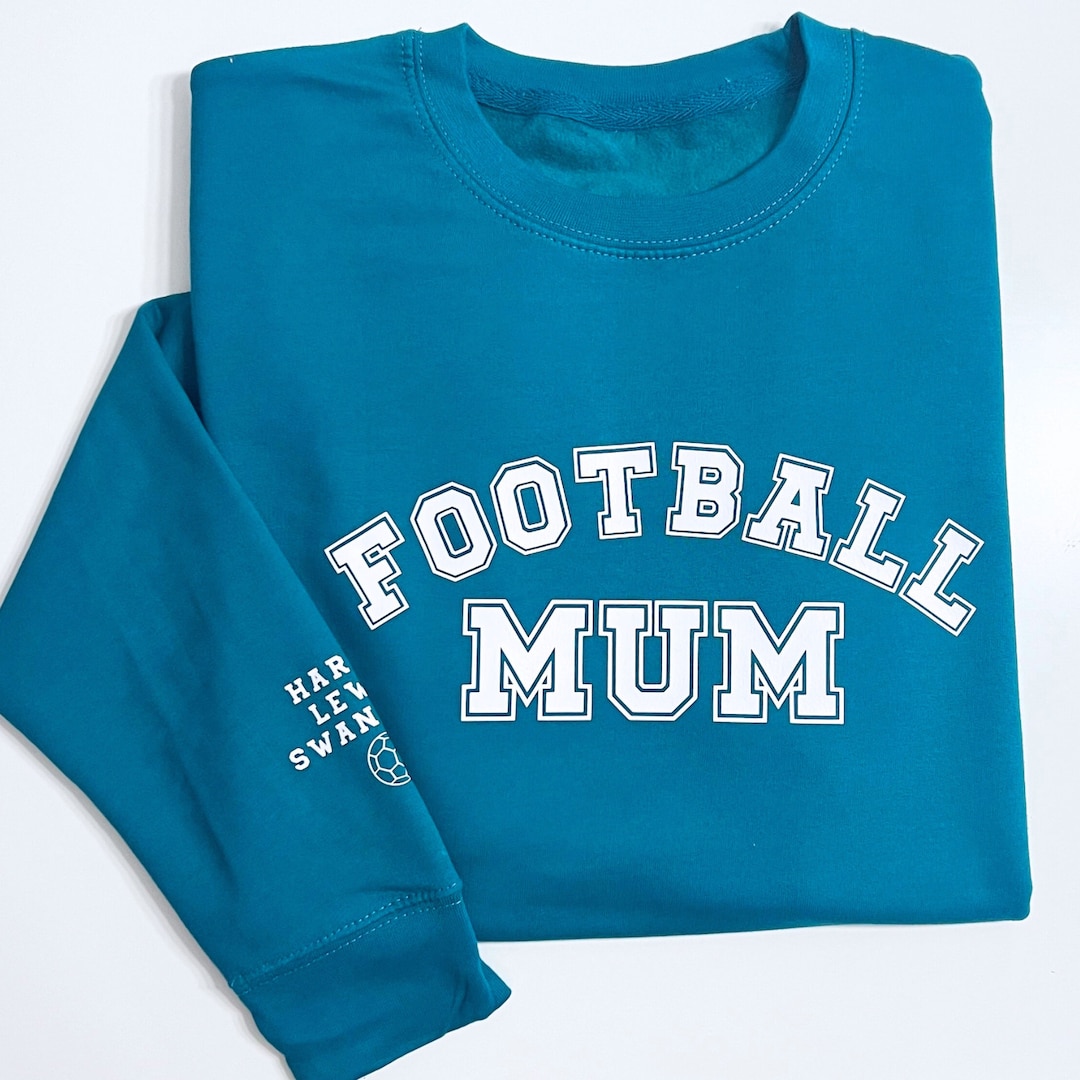 FOOTBALL MUM Sweater Footy Mum, Mothers Day Jumper, Gift for Mum ...