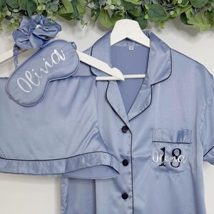 SATIN PYJAMAS & ROBE - Milestone Birthday Gift Set, 16th, 18th, 21st ...