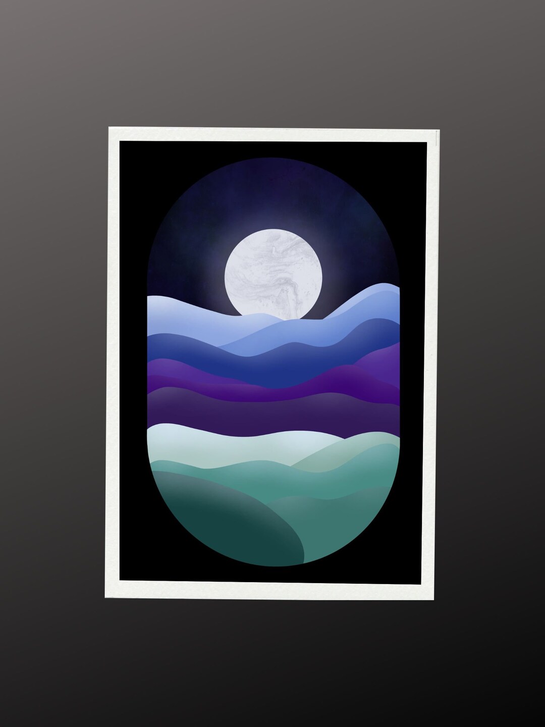 Moonlight Sonata Print Art | Moonlight Digital Art | Moonlight Print ...