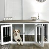 Dog Crate + Desk | FREE SHIPPING | Farmhouse Dog Kennel | Dog Furniture ...