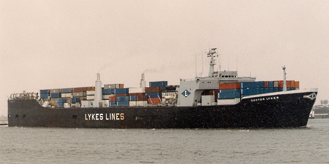 S/S DOCTOR LYKES Ship Rendering Print Lykes Brothers - Etsy