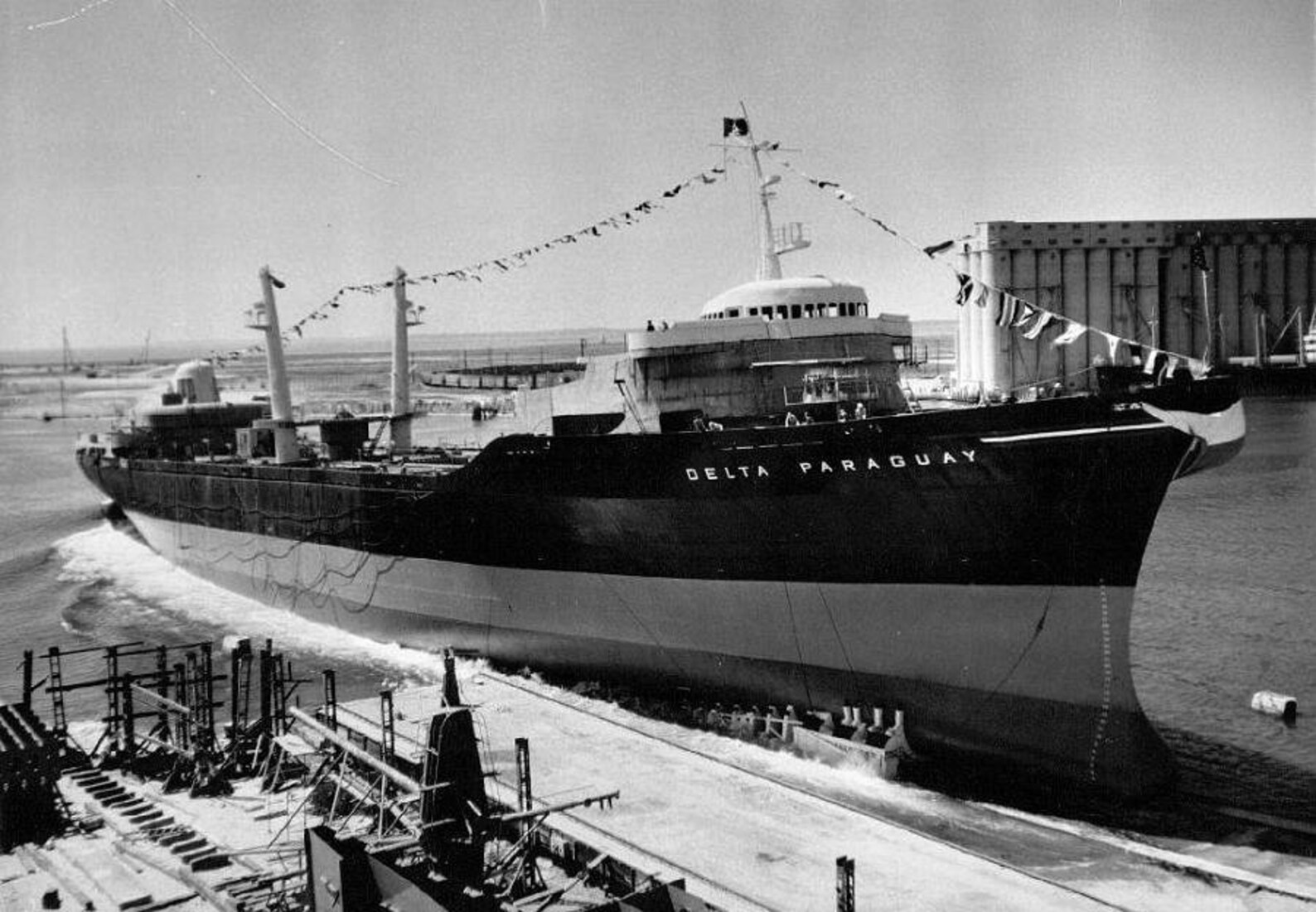 S/S DELTA PARAGUAY Ship Rendering Print, Delta Steamship Lines ...