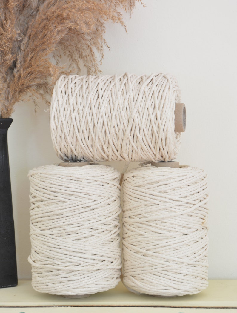 Super Soft 5mm Natural Cotton String - Etsy