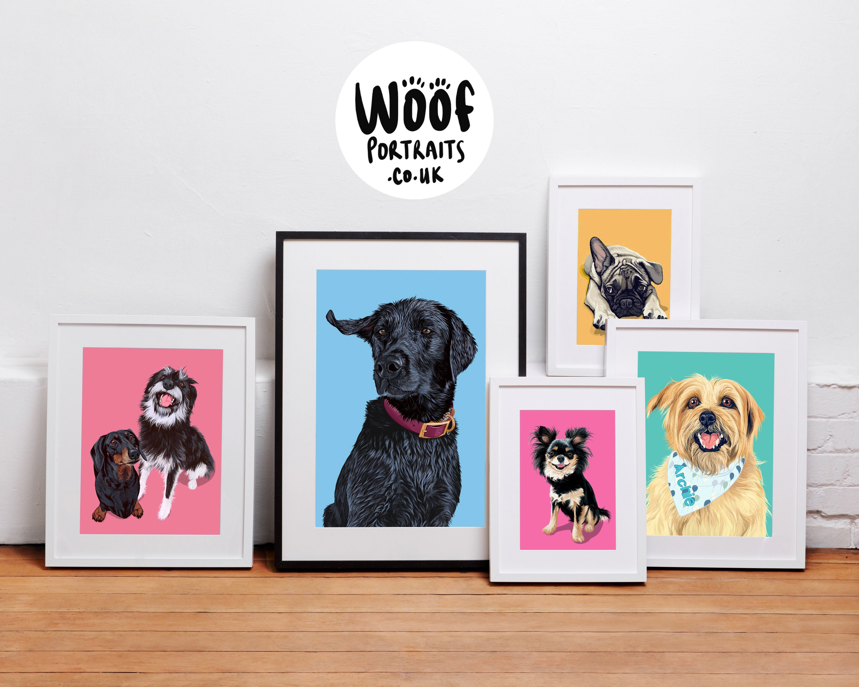 Custom Pet Portrait by Woof Portraits - Print Only - Custom Gift - Cat ...