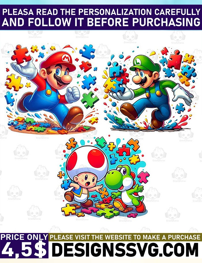 5 Super Autism Cartoon Png Bundle, Autism Awareness Png, Awareness Png ...