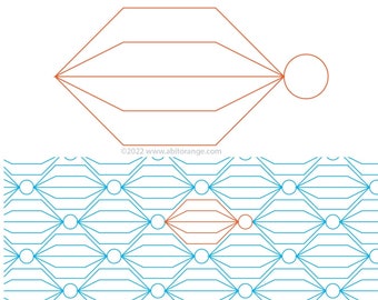 Arrowhead E2E Digital Quilting Design/pattern for Longarm Machine ...