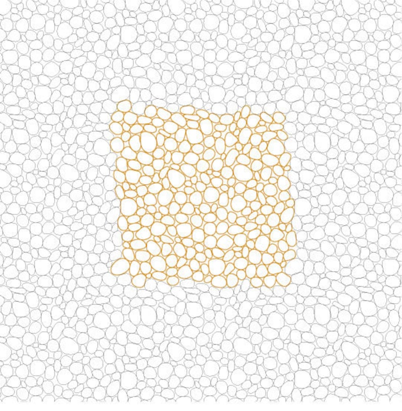 Pebbles - E2E & Block - Digital Quilting Design/pattern - Etsy