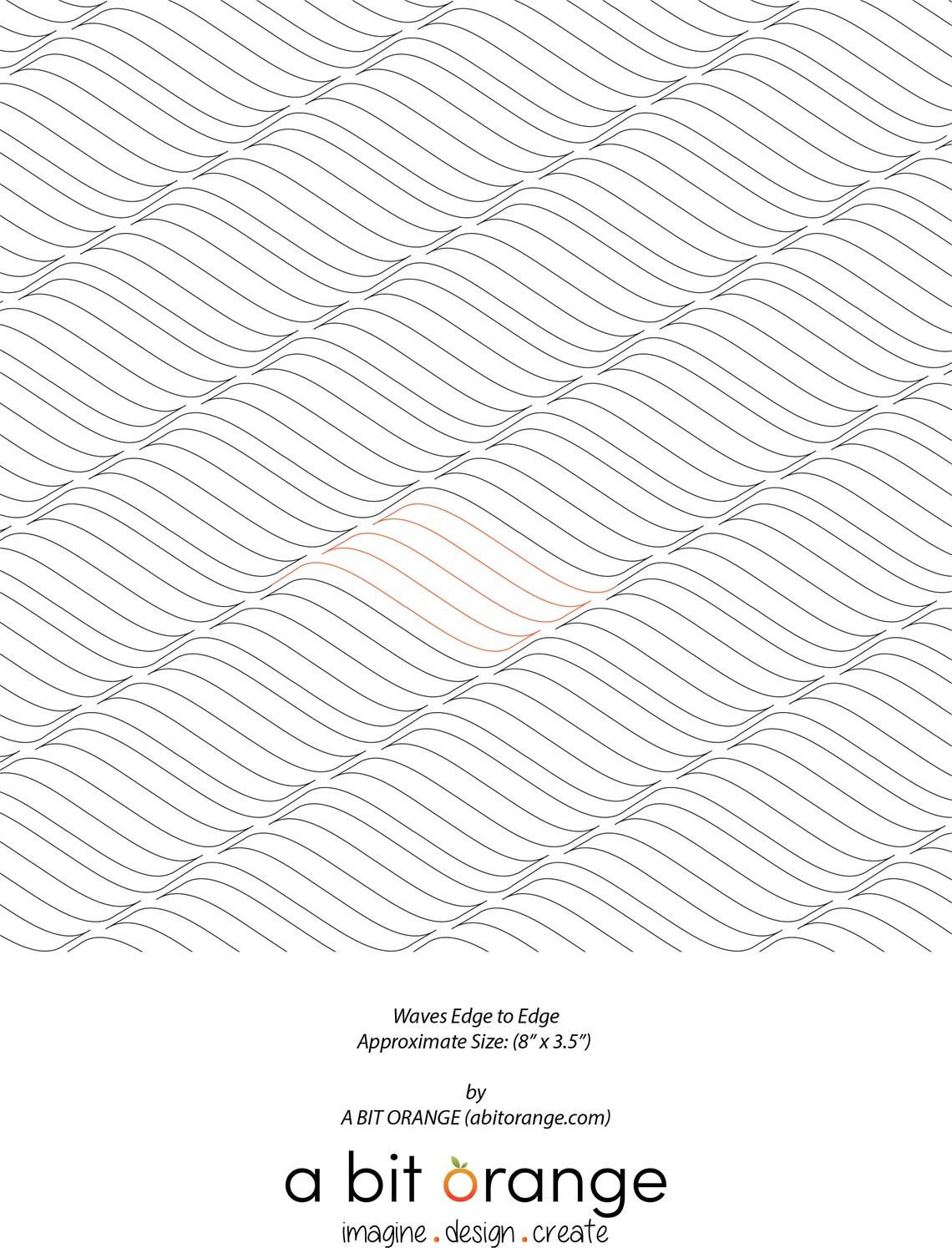 Waves E2E Digital Quilting Design - Etsy