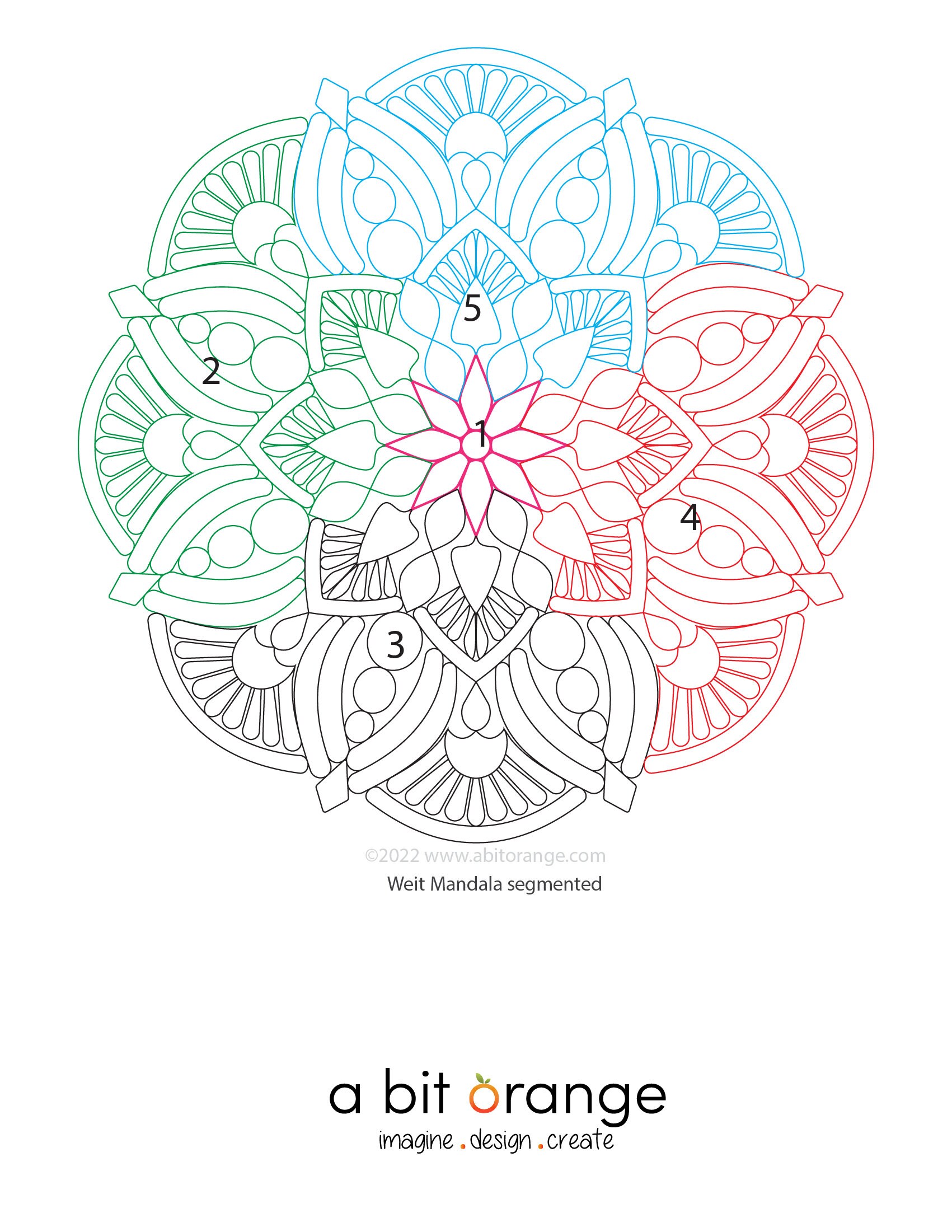 Weit Mandala two Options Single Block and Segmented Version Longarm ...