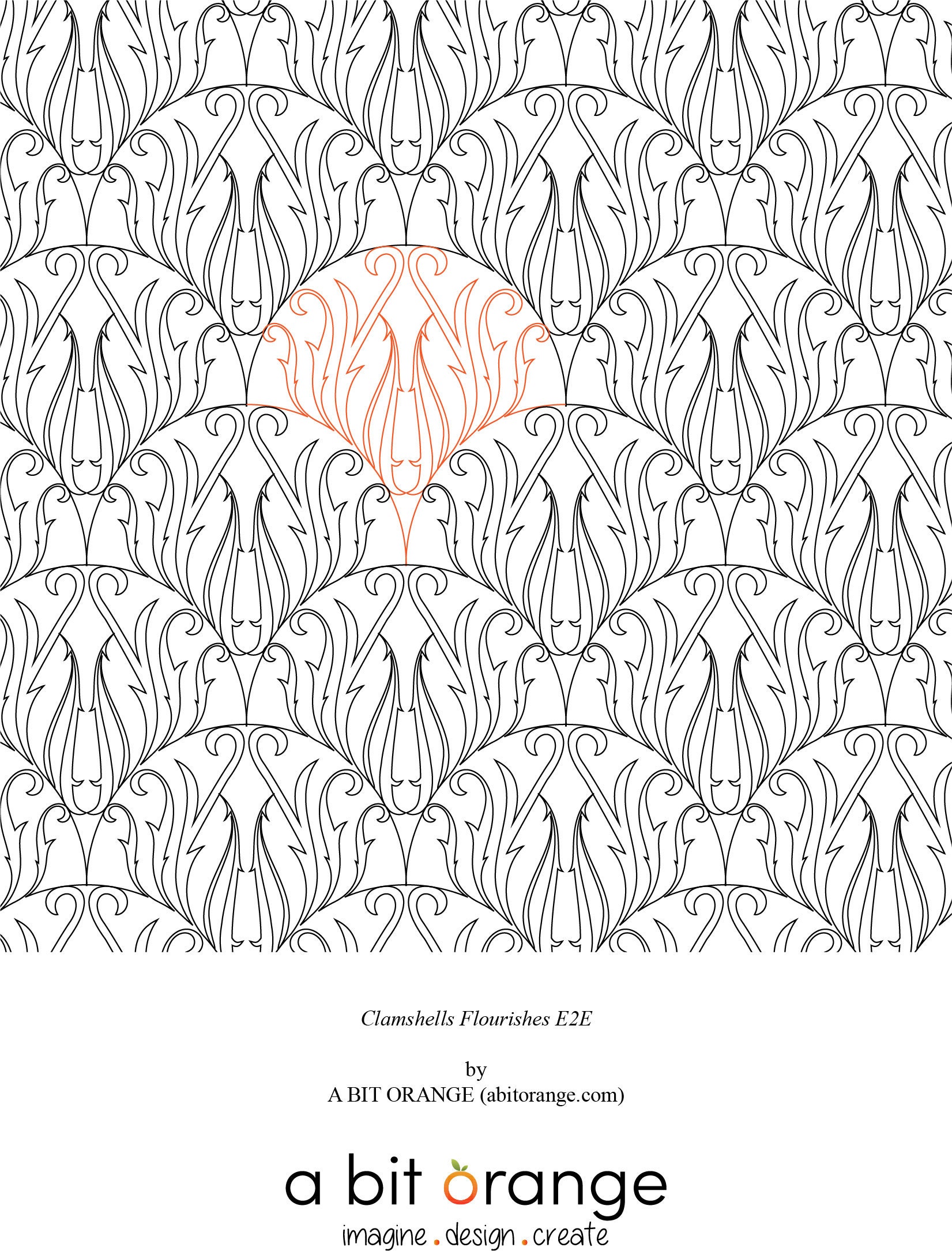 Clamshells Flourishes E2E Digital Pattern - Etsy