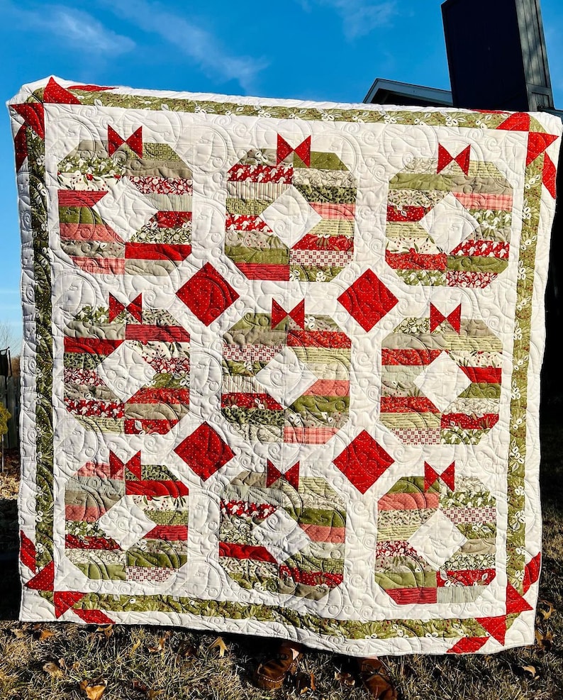 Cardinal E2E Digital Quilt Pattern for Longarm Machine - Etsy