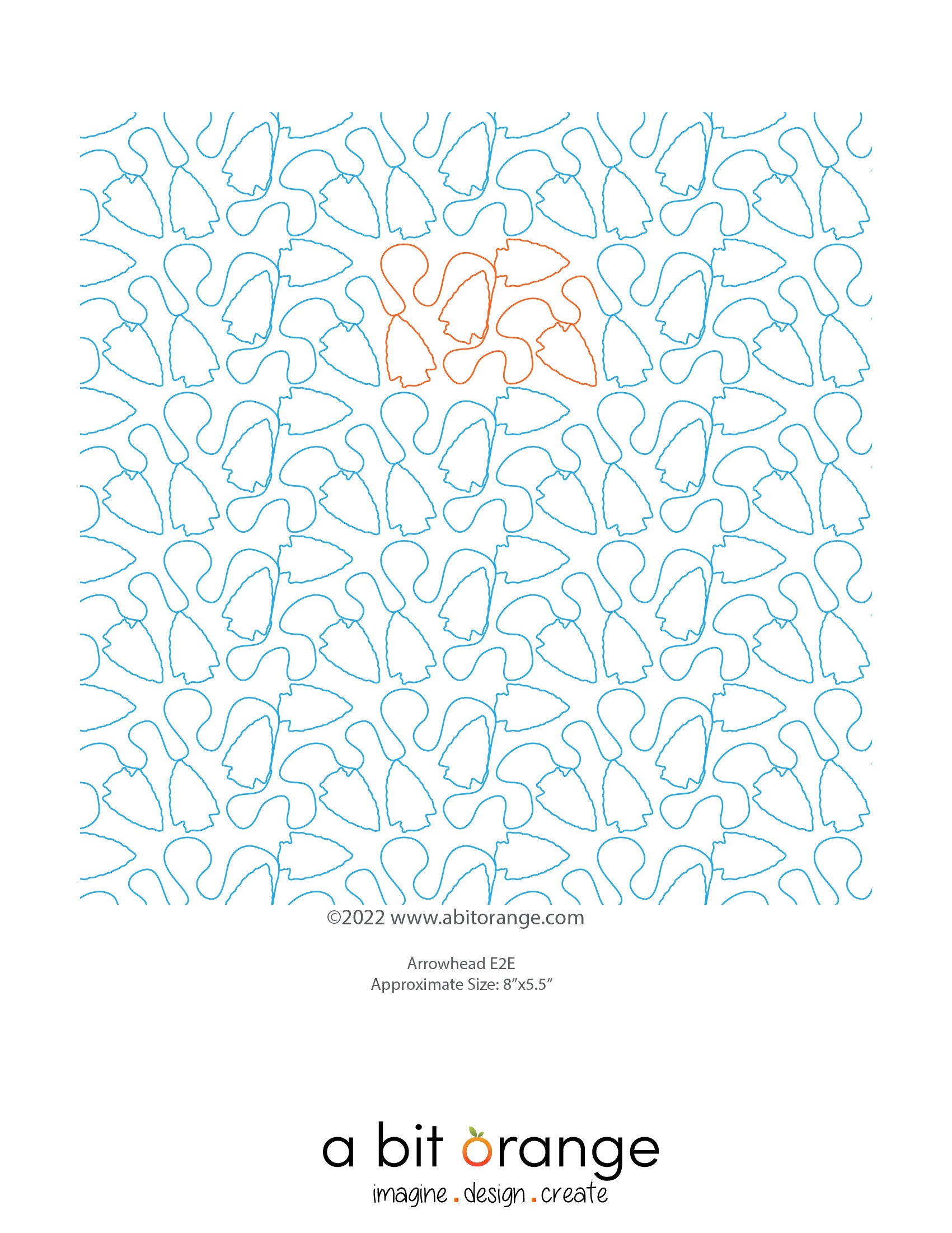 Arrowhead E2E - Digital Quilting Design/pattern for Longarm Machine ...